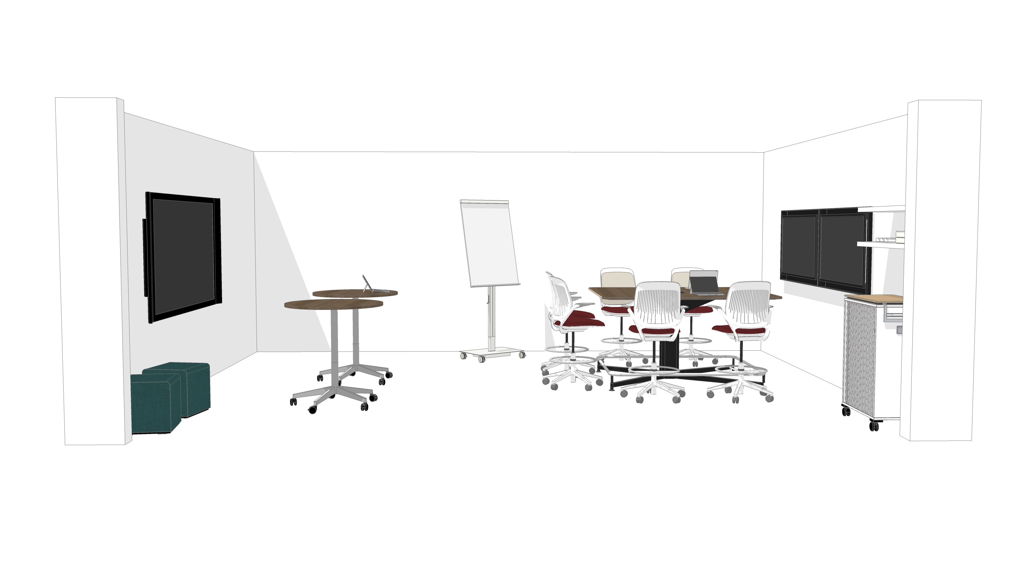 TouchDown多用途可移动桌 - Steelcase